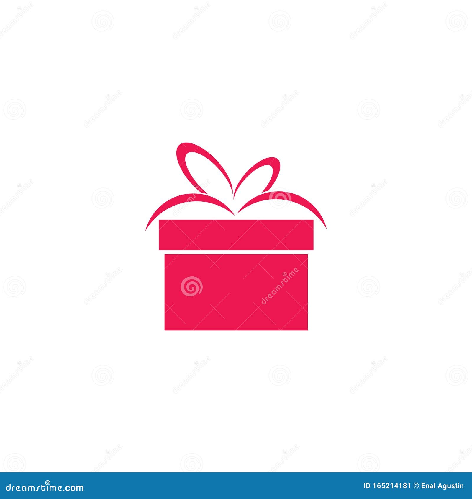 Gift Box Present Icon Logo Design Vector Template Stock Vector ...