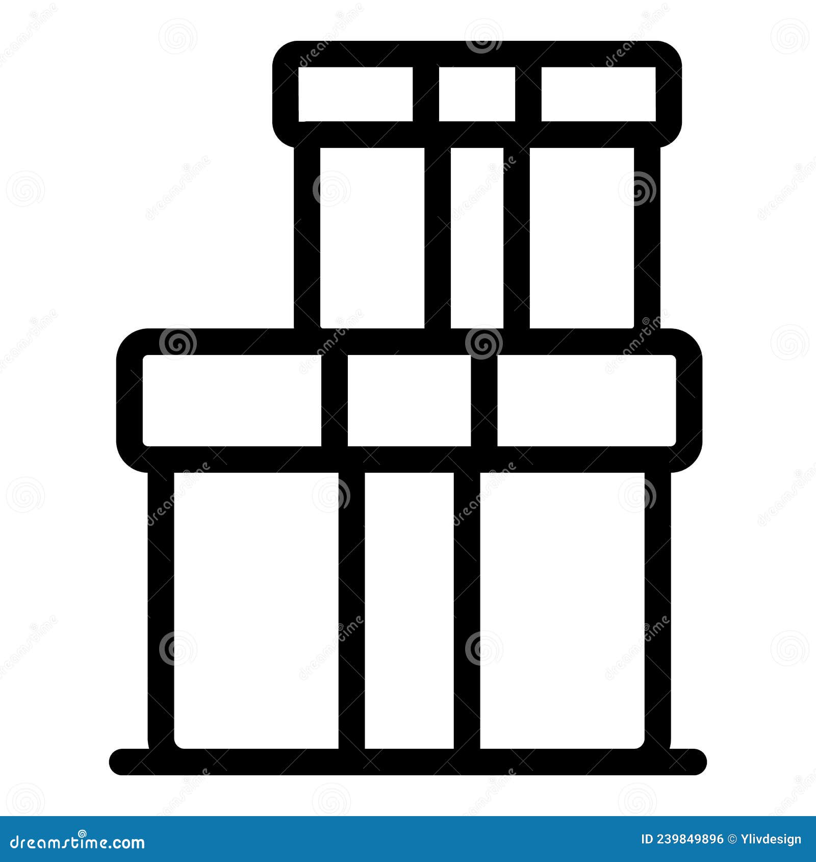 Gift Box Prize Icon Outline Vector. Draw Lottery Stock Illustration ...