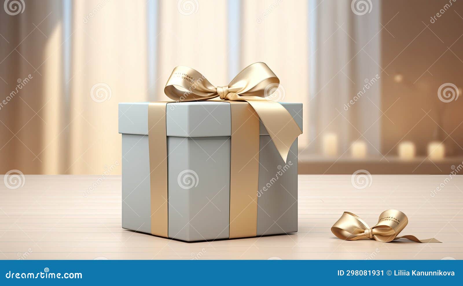 A Gift Box Product in an Elegant Showcase Setting, the Details of the ...