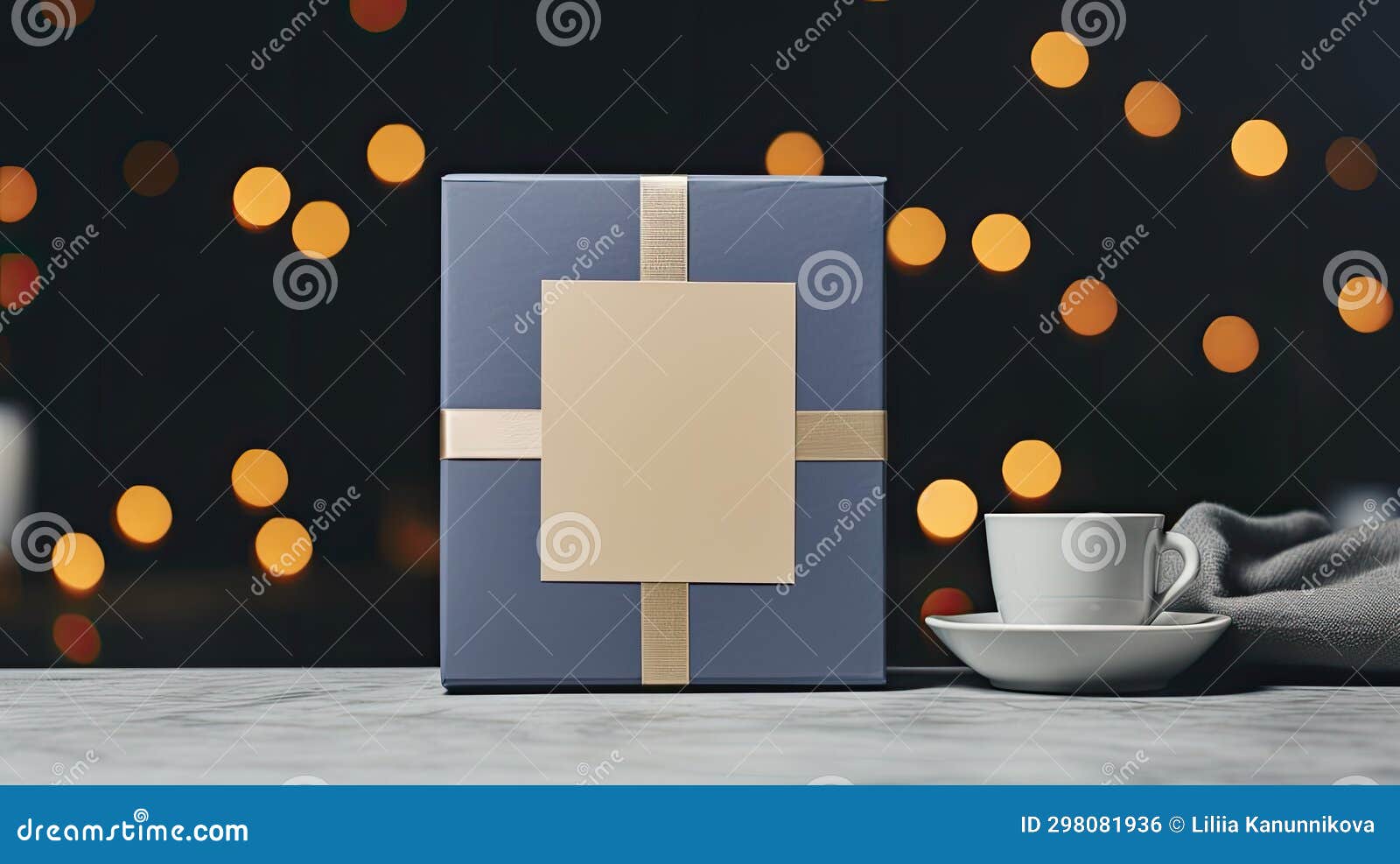 A Gift Box Product in an Elegant Showcase Setting, the Details of the ...