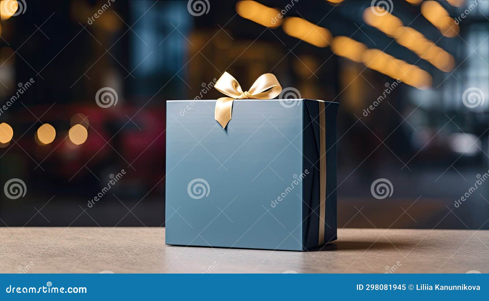 A Gift Box Product in an Elegant Showcase Setting, the Details of the ...