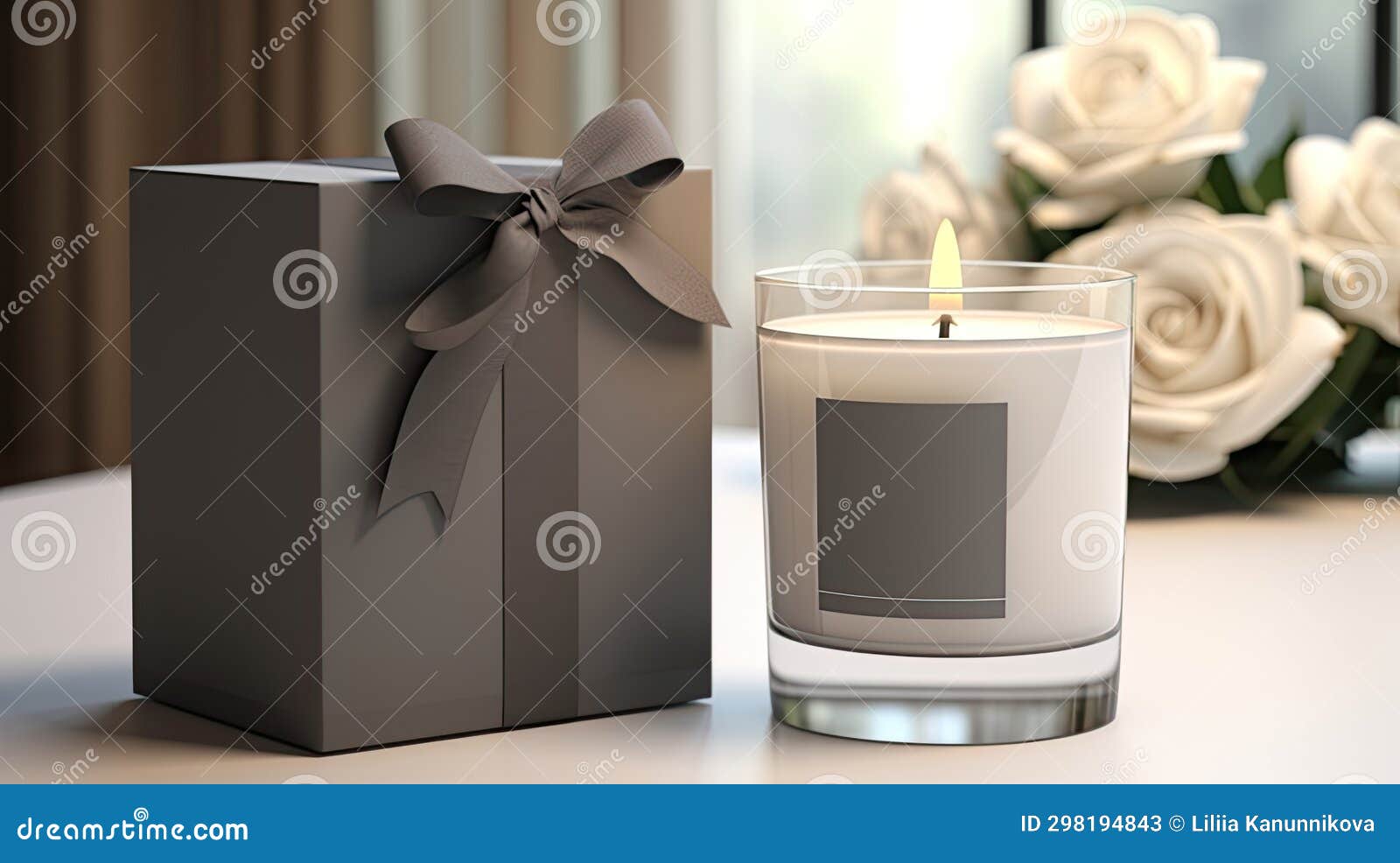 A Gift Box Product in an Elegant Showcase Setting, the Details of the ...