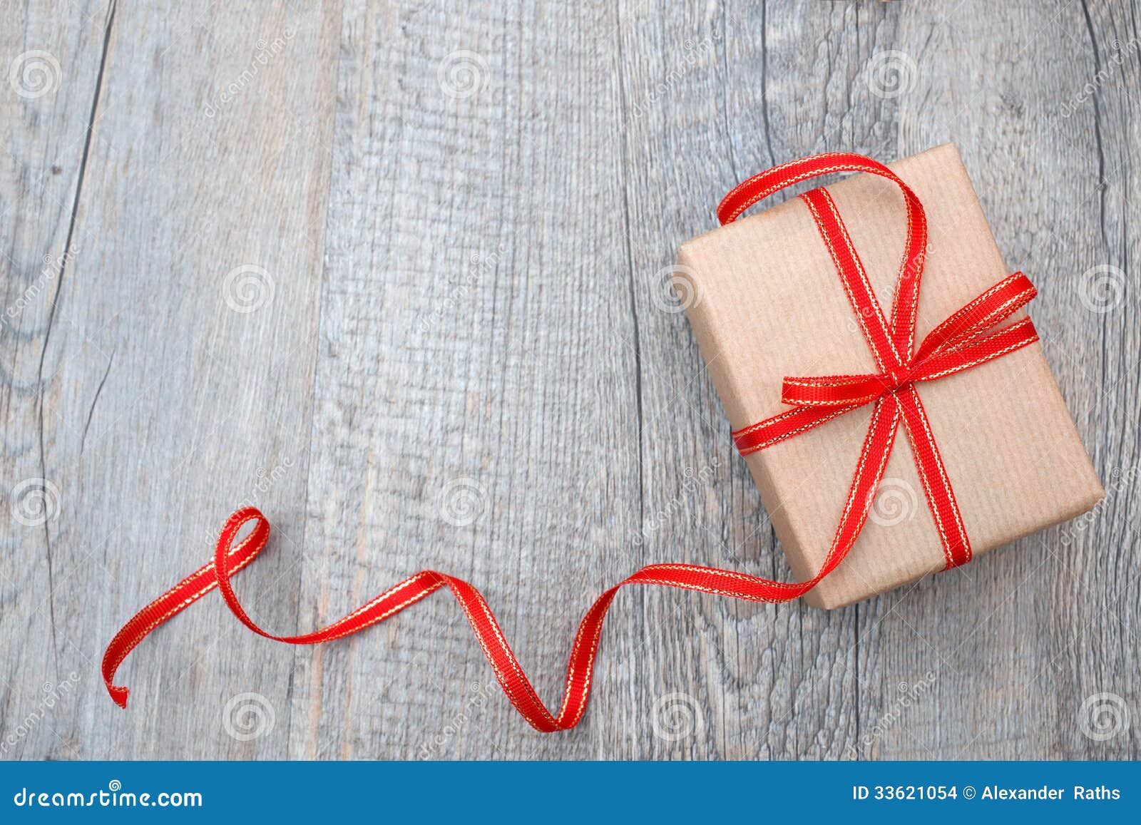 Gift box with red bow stock photo. Image of packaged - 33621054