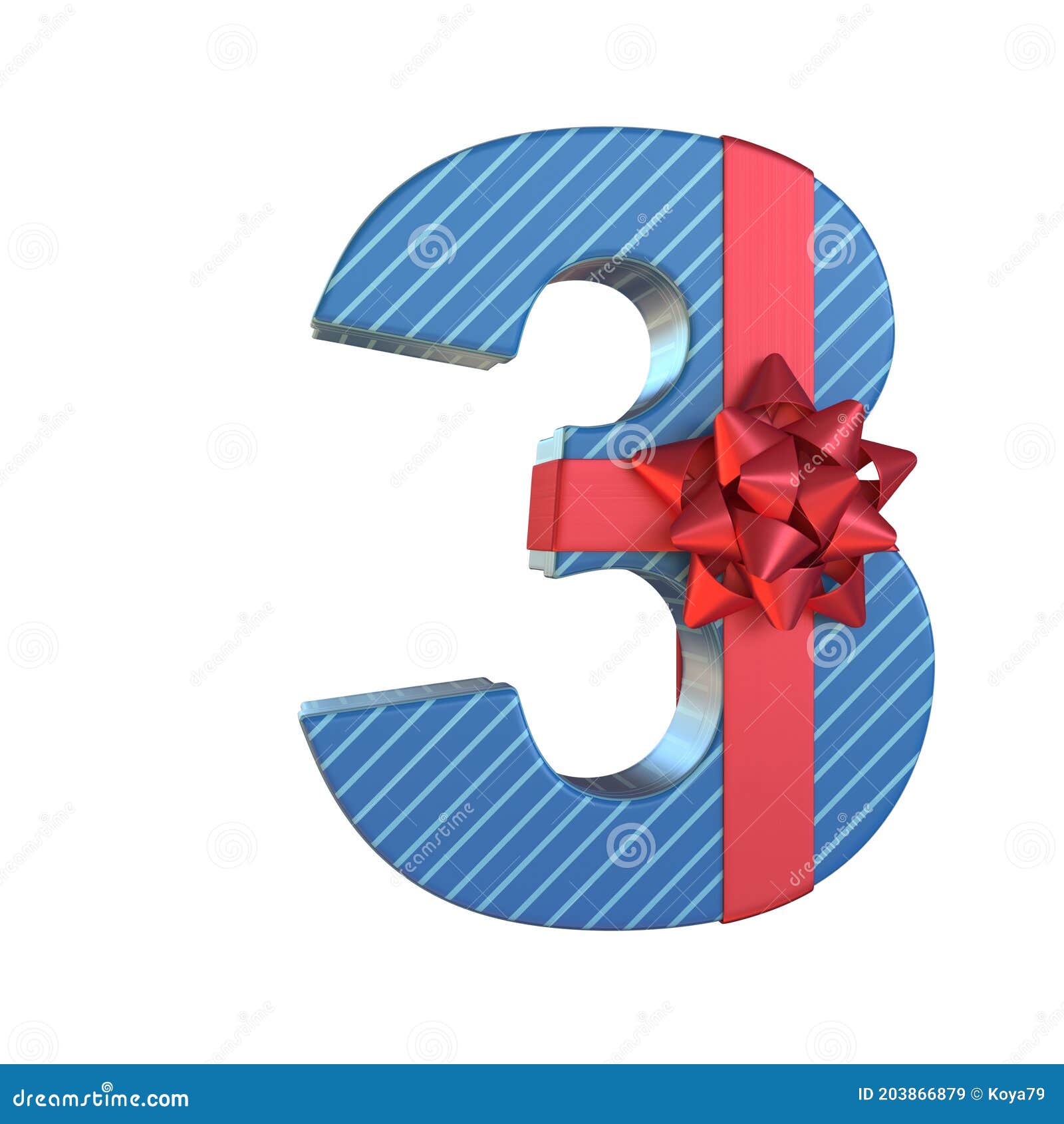 Gift Box with Red Ribbon Bow 3d Font, Present Alphabet 3d Rendering ...