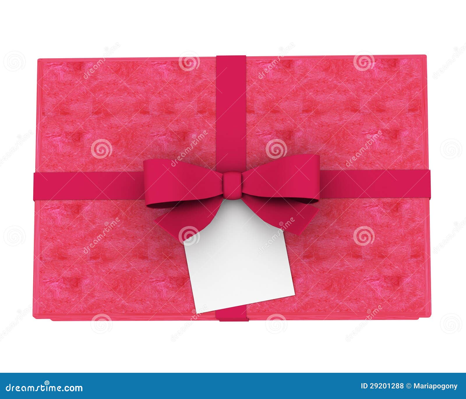 Gift box with ribbon stock photo. Image of card, beautiful - 29201288