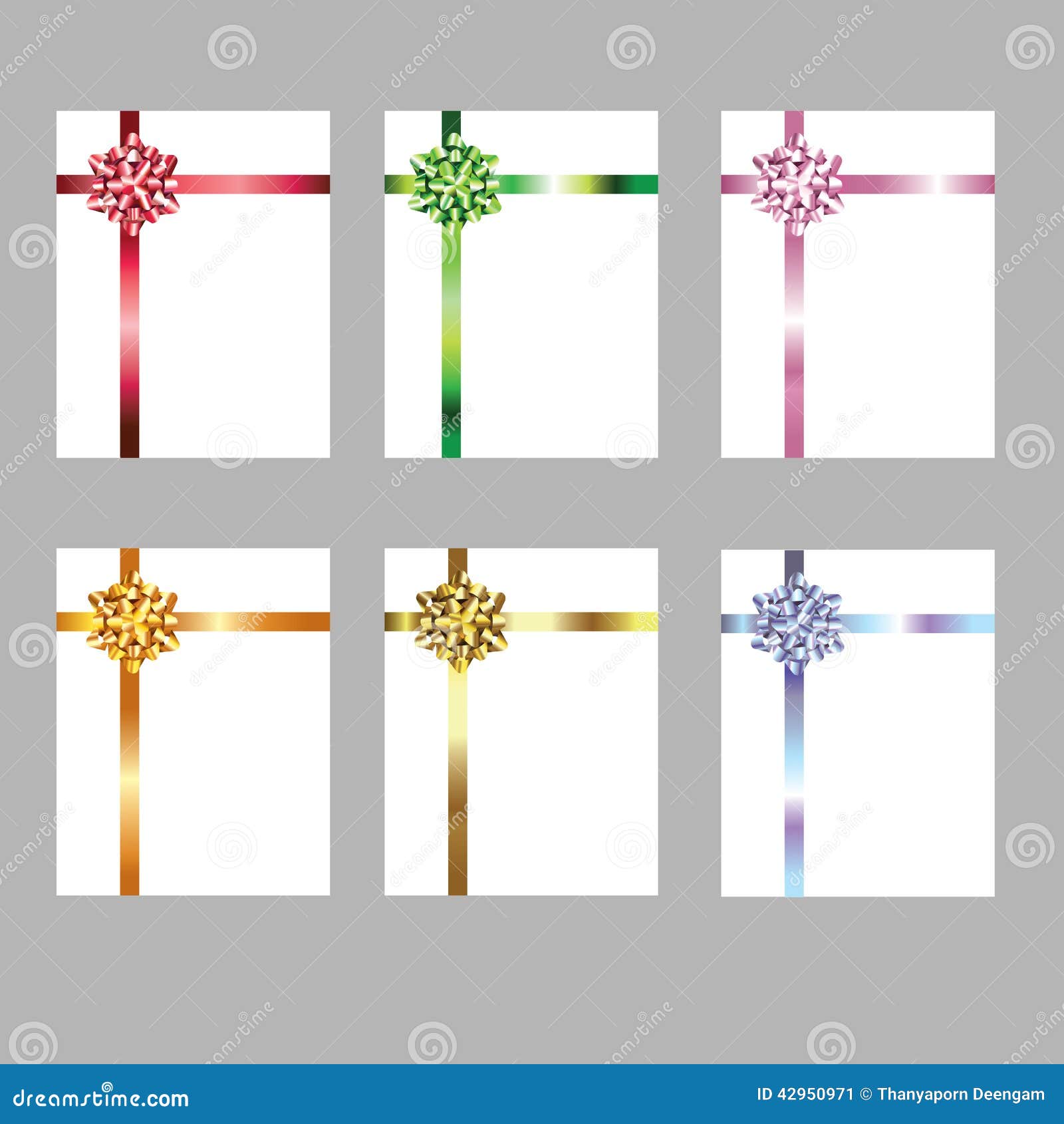 Gift box ribbon stock illustration. Illustration of decoration - 42950971