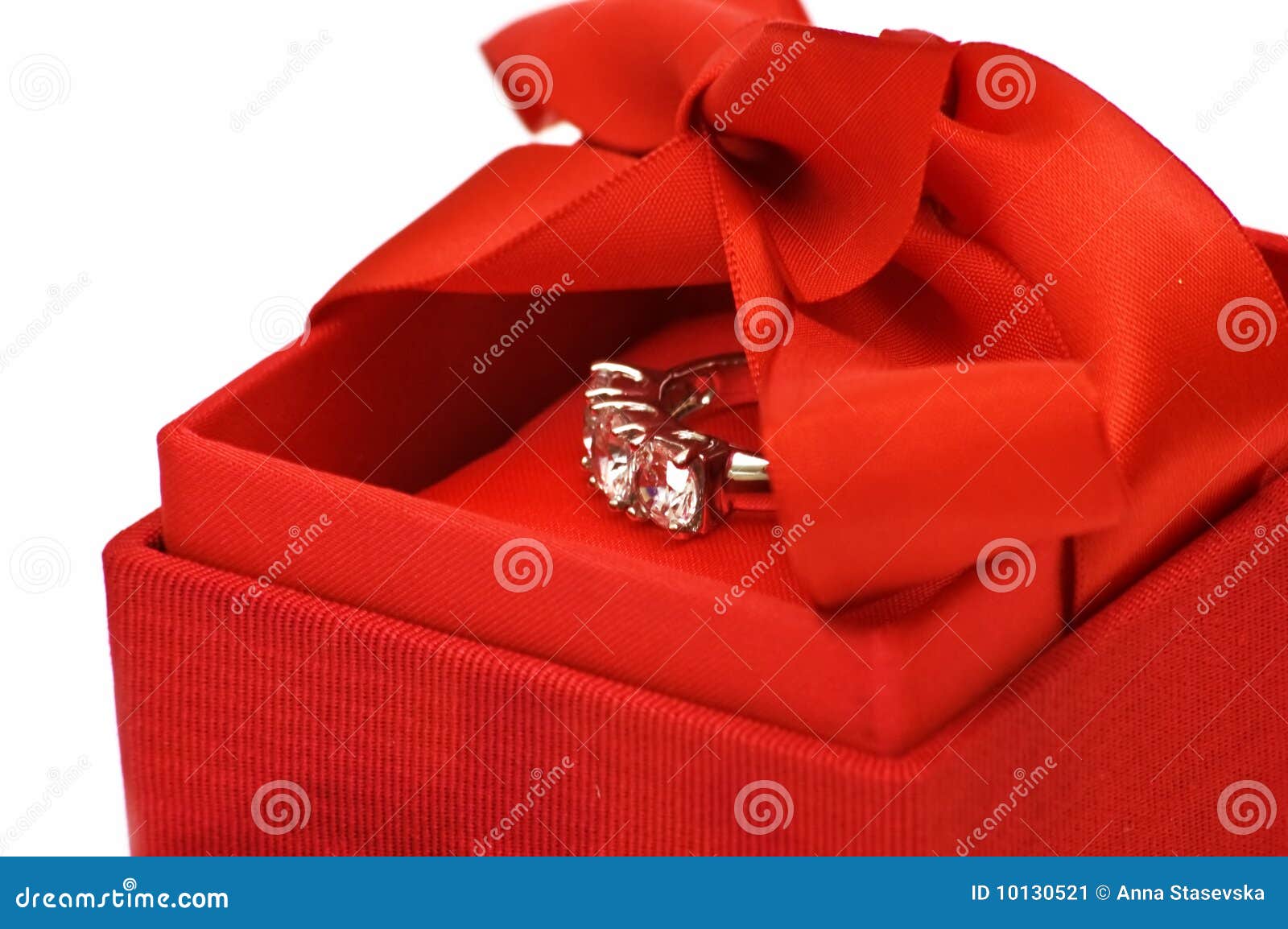 Gift box with ring stock image. Image of beauty, celebrate - 10130521