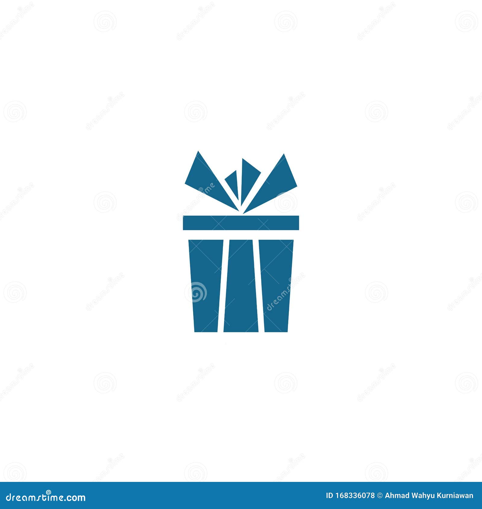Gift Box, Gift Shop Logo Icon Vector Stock Vector - Illustration of ...