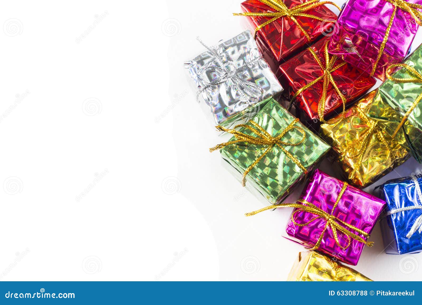 Gift Box Sort And Space For Write Text On White Background Stock Photo ...