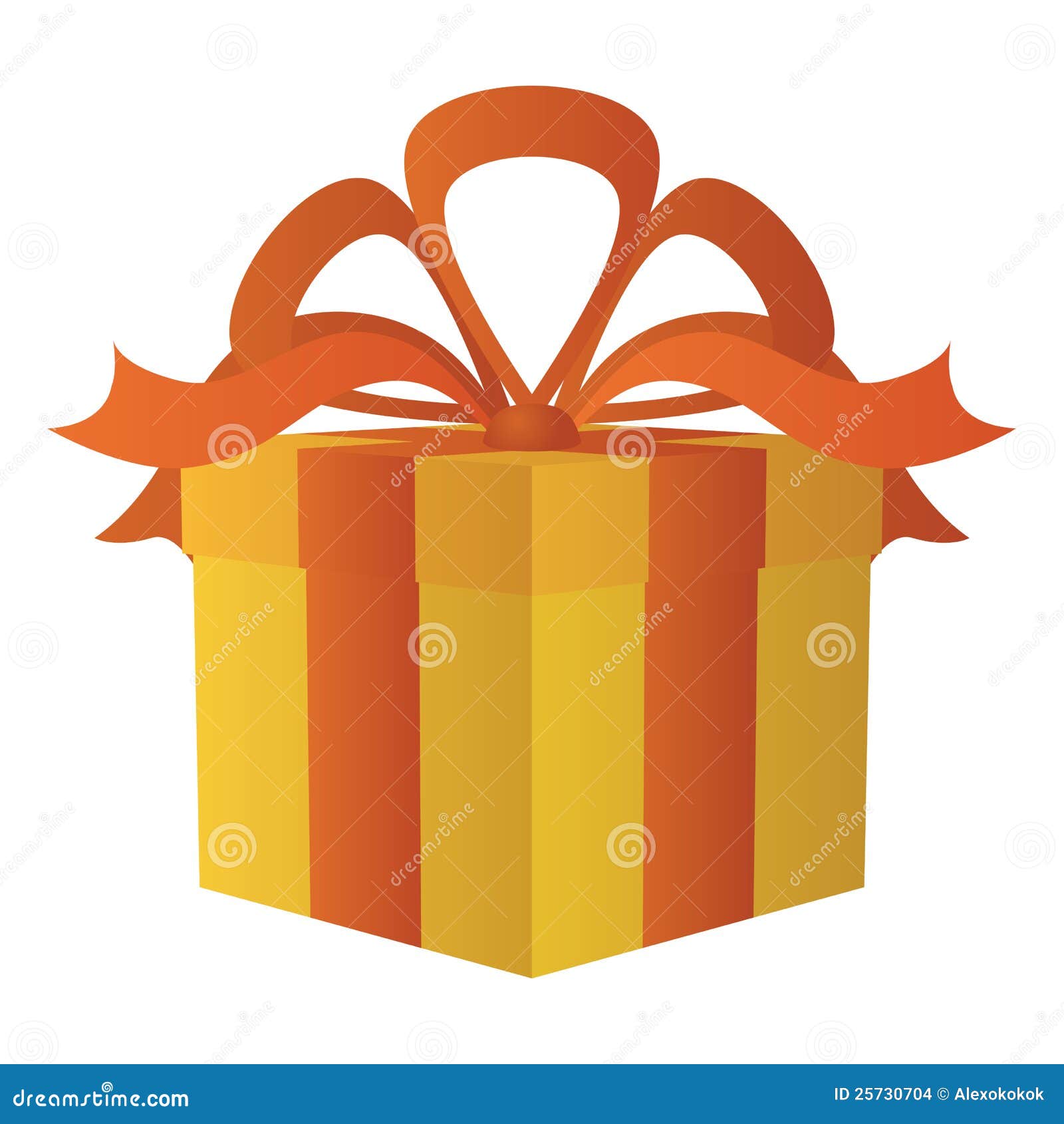 Gift box square stock vector. Illustration of curve, color - 25730704