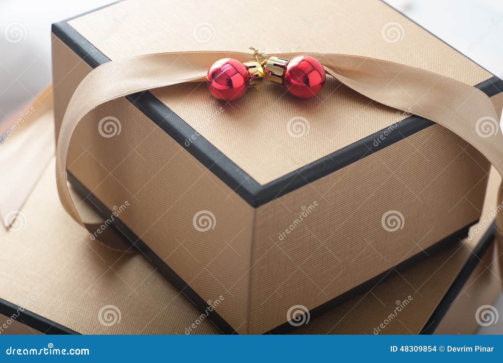 Gift Box Stack stock photo. Image of design, gift, golden - 48309854
