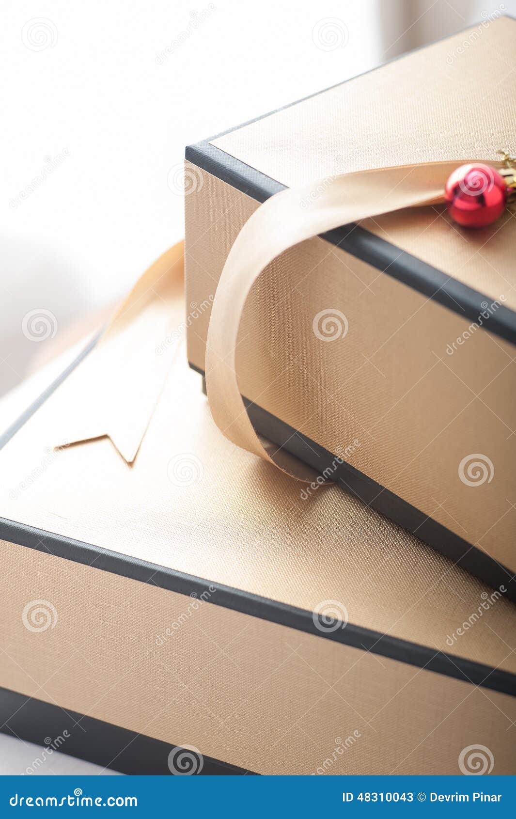 Gift Box Stack stock image. Image of gift, elegance, yellow - 48310043