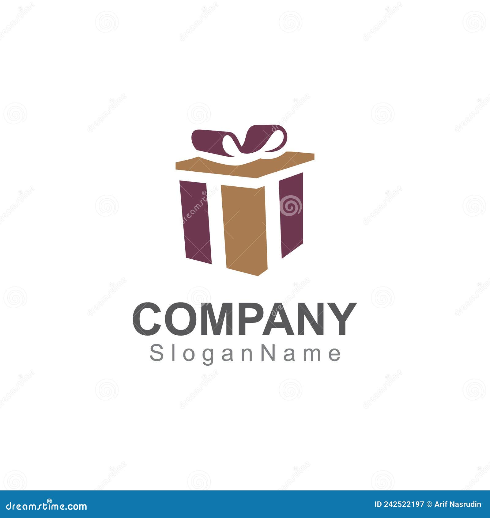 Gift Box Surprise Logo Design Vector Template Image Art Stock ...