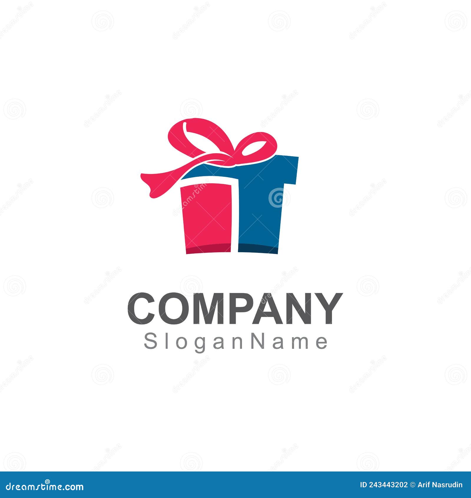 Gift Box Surprise Logo Design Vector Template Image Art Concept Stock ...