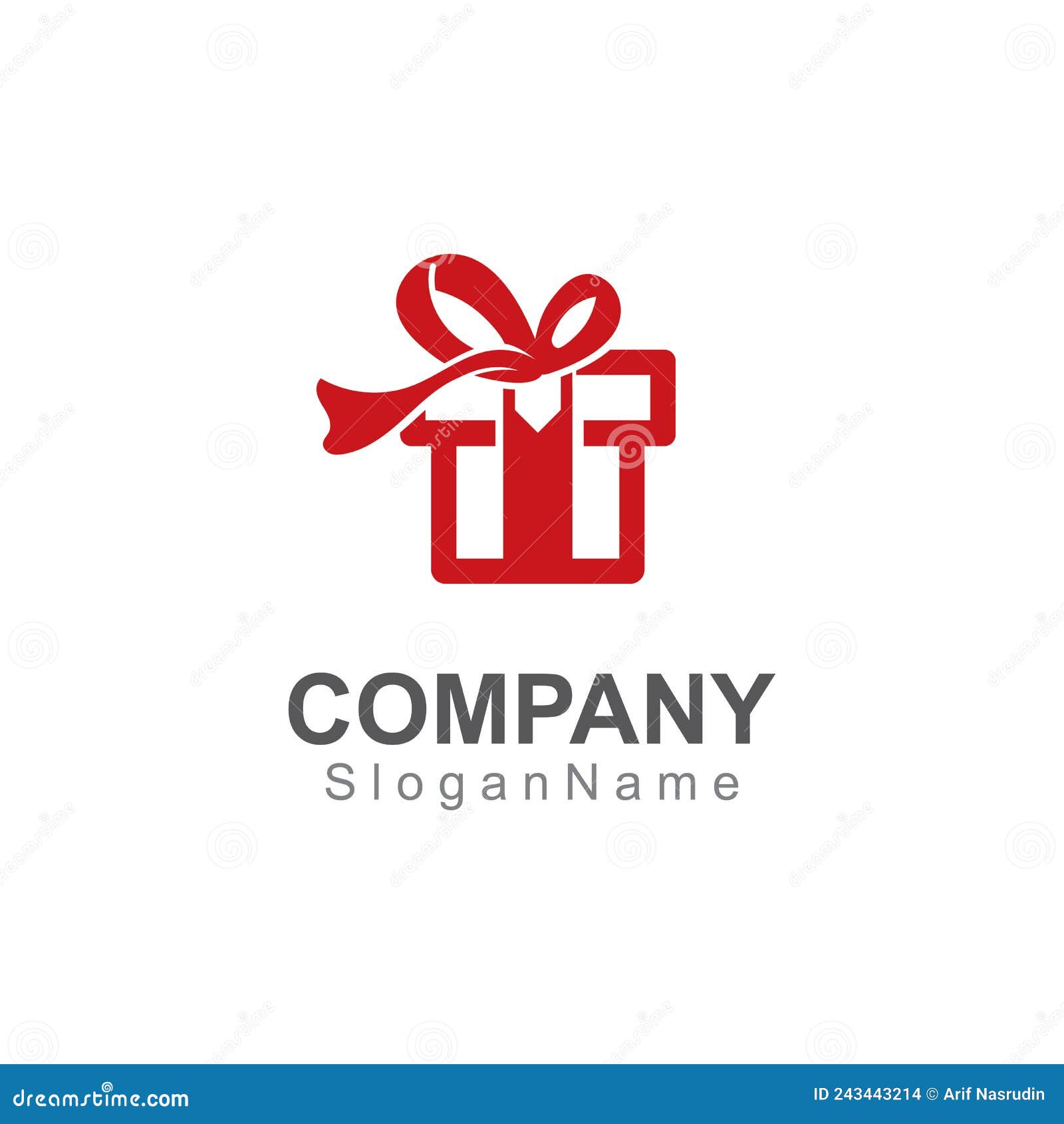 Gift Box Surprise Logo Design Vector Template Image Art Concept Stock ...