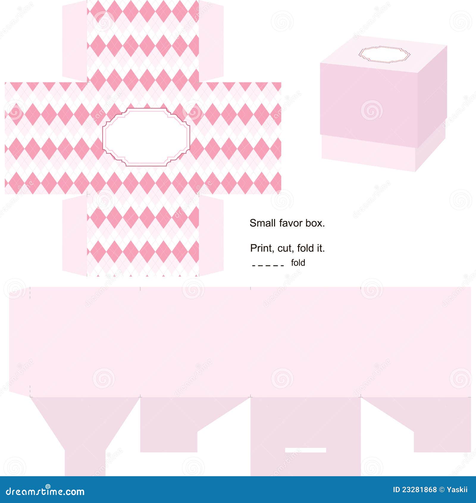 Gift box template stock vector. Illustration of cardboard - 23281868