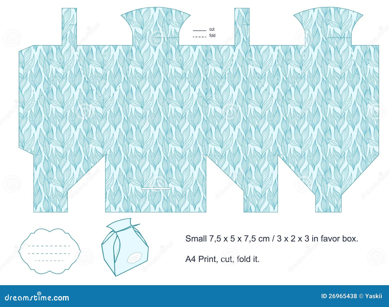 Gift box template stock vector. Illustration of packaging - 26965438