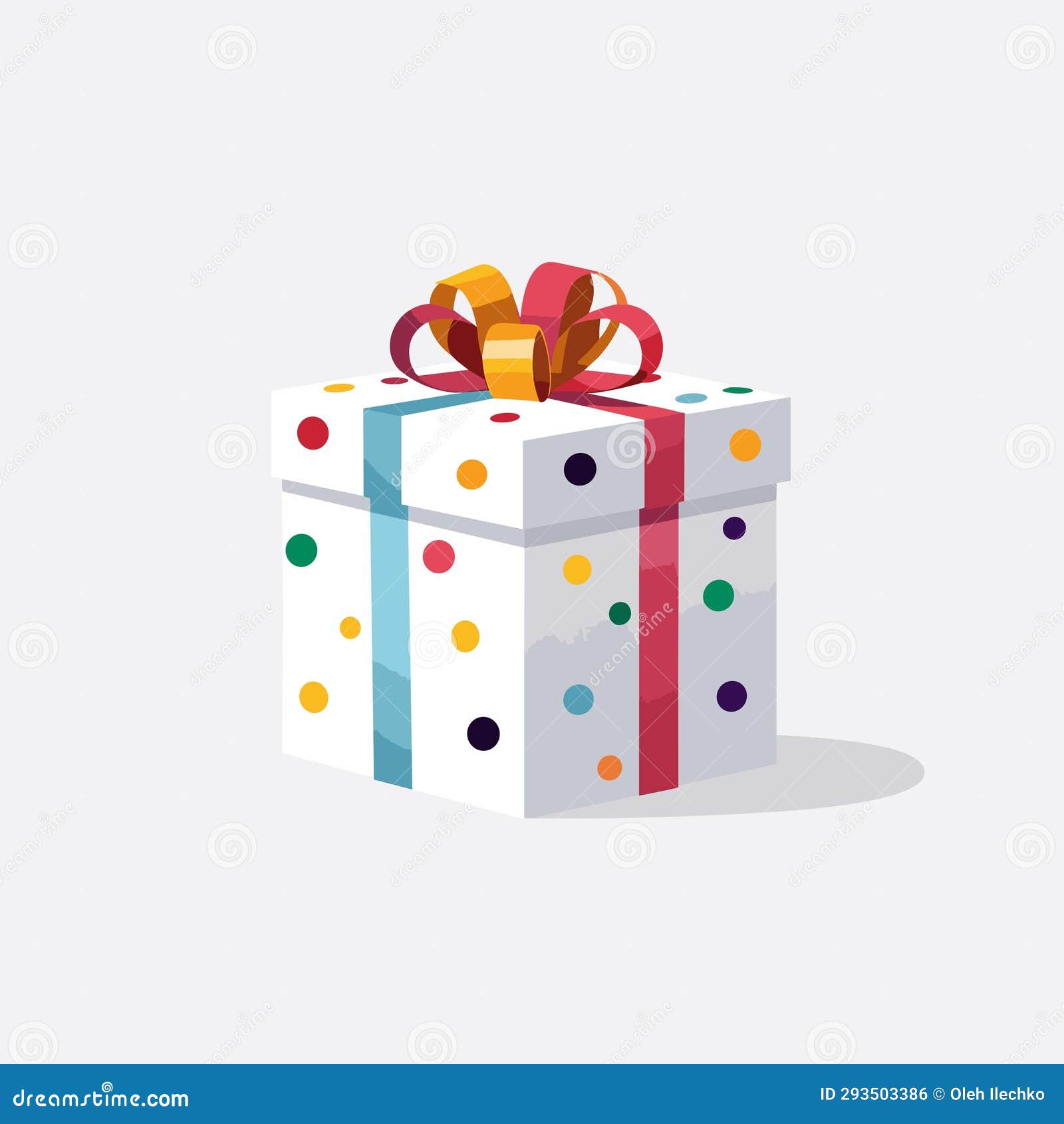Gift Box Vector Flat Minimalistic Isolated Illustration Stock Vector ...