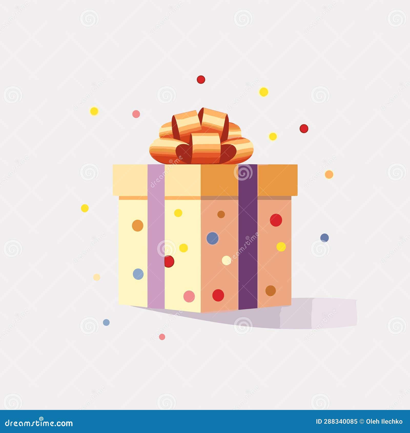 Gift Box Vector Flat Minimalistic Isolated Illustration Stock Vector ...