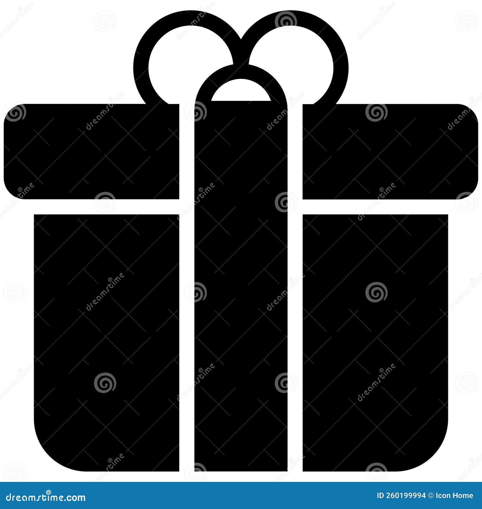Gift Box Vector Glyph Icon. Modern Glyph Symbols. Collection of ...
