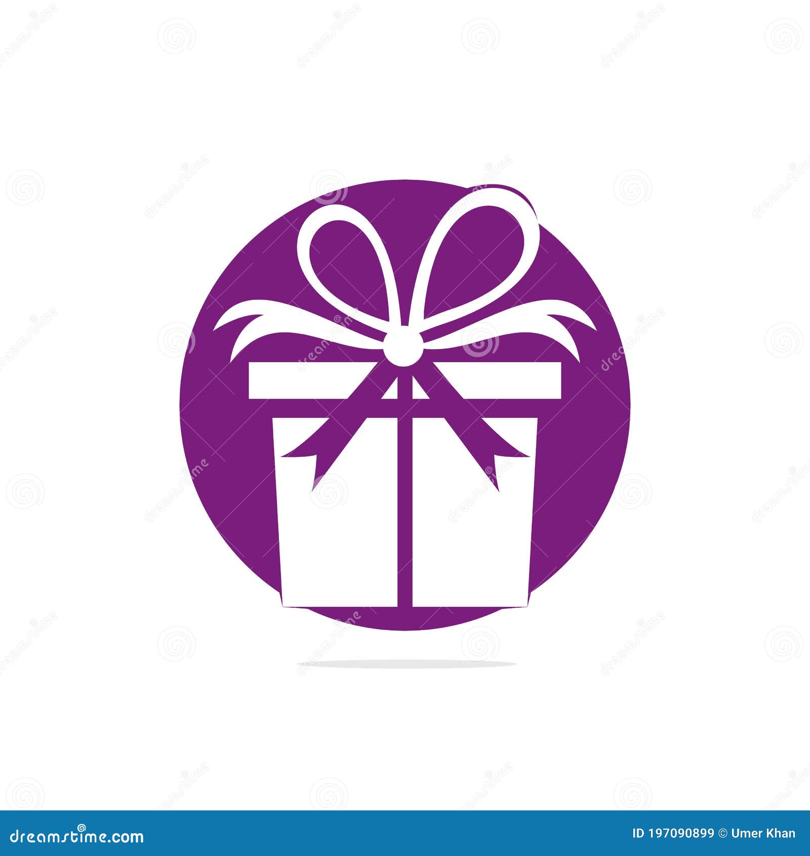 Gift Box Vector Logo Design. Stock Vector - Illustration of graphic ...