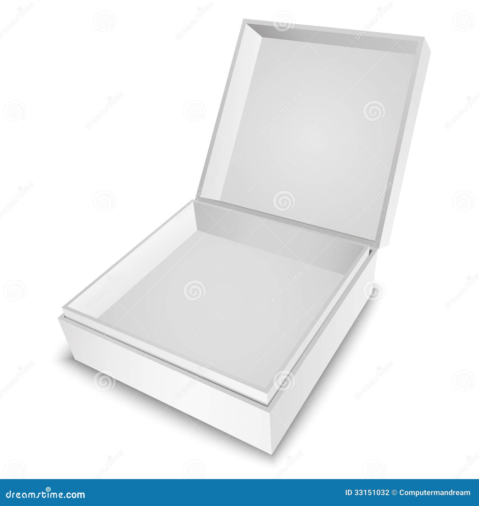 Gift Box White stock vector. Illustration of concept - 33151032