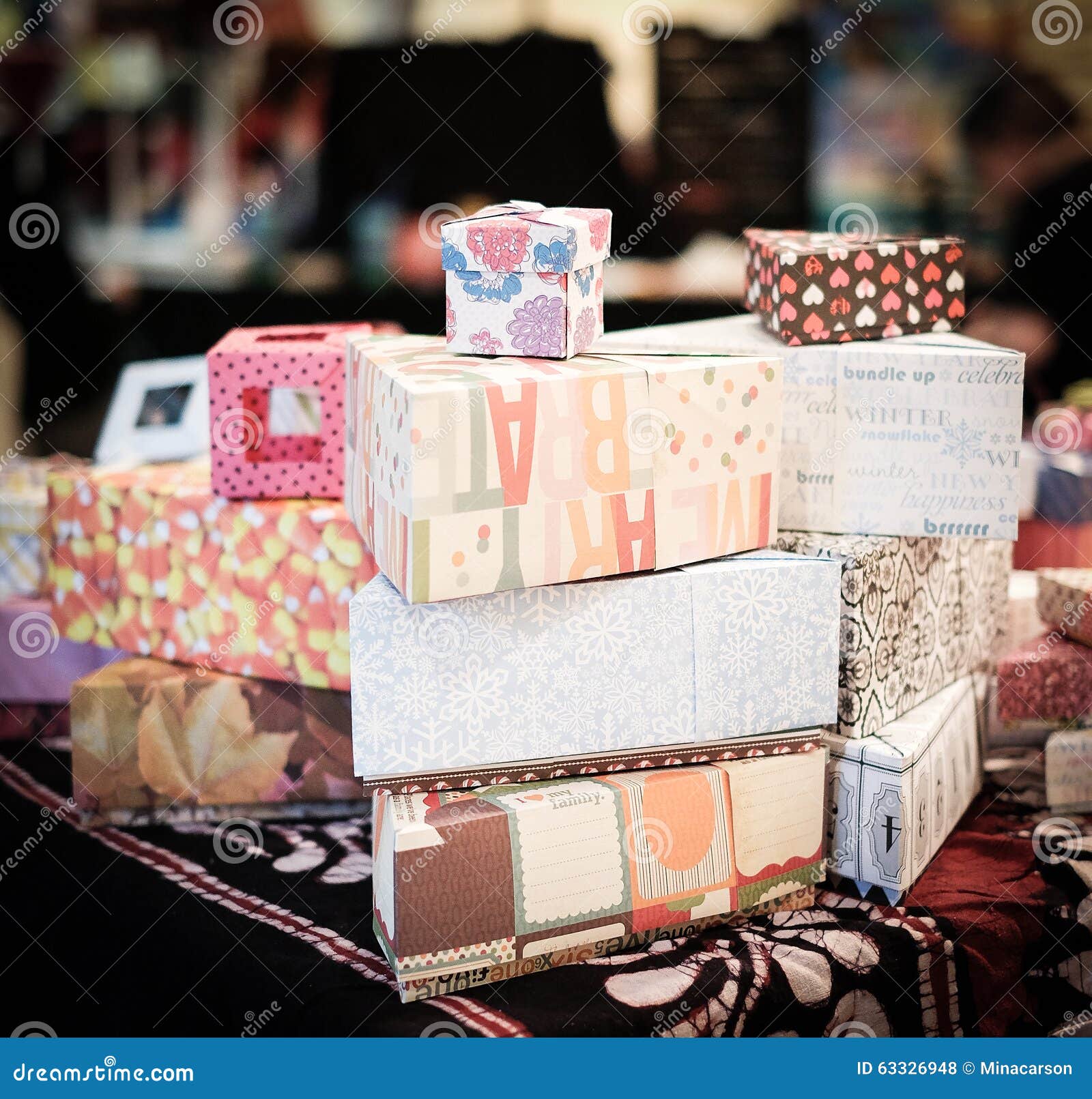 Gift boxes stock photo. Image of life, stacked, boxes - 63326948