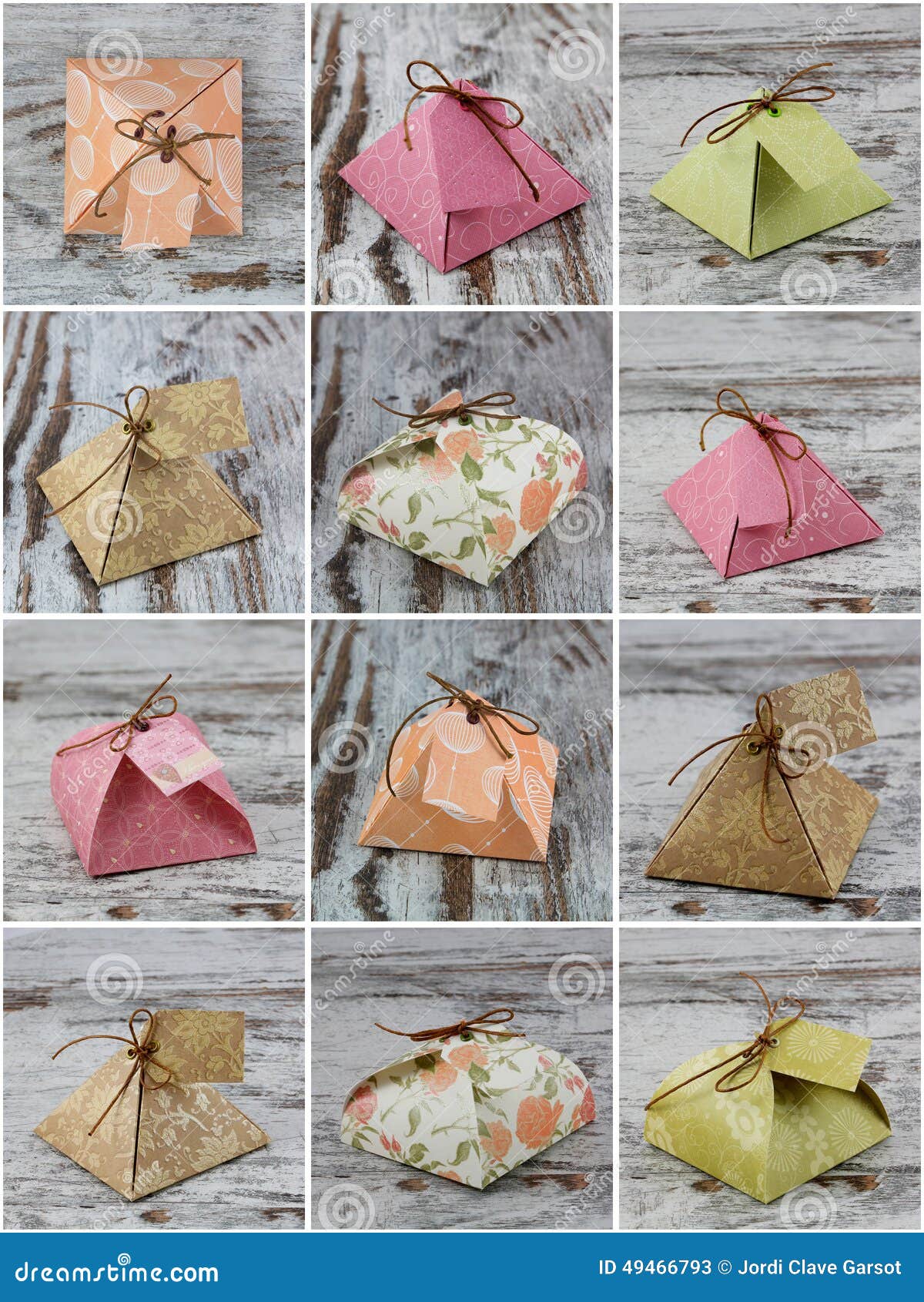 Gift boxes collage stock image. Image of cardboard, handmade - 49466793