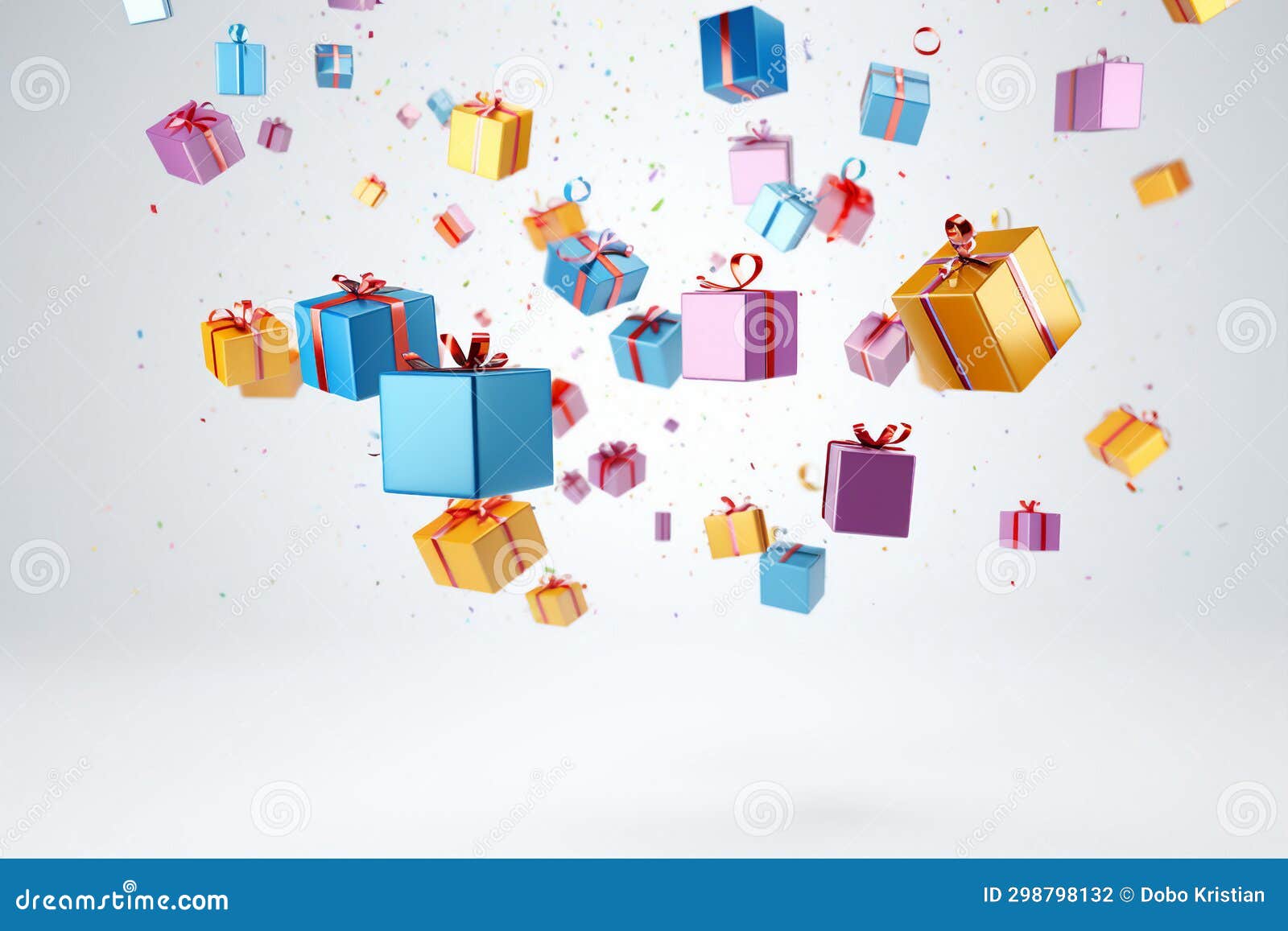 Boxes Falling Out From Cargo Truck And Forklift Machine Vector ...