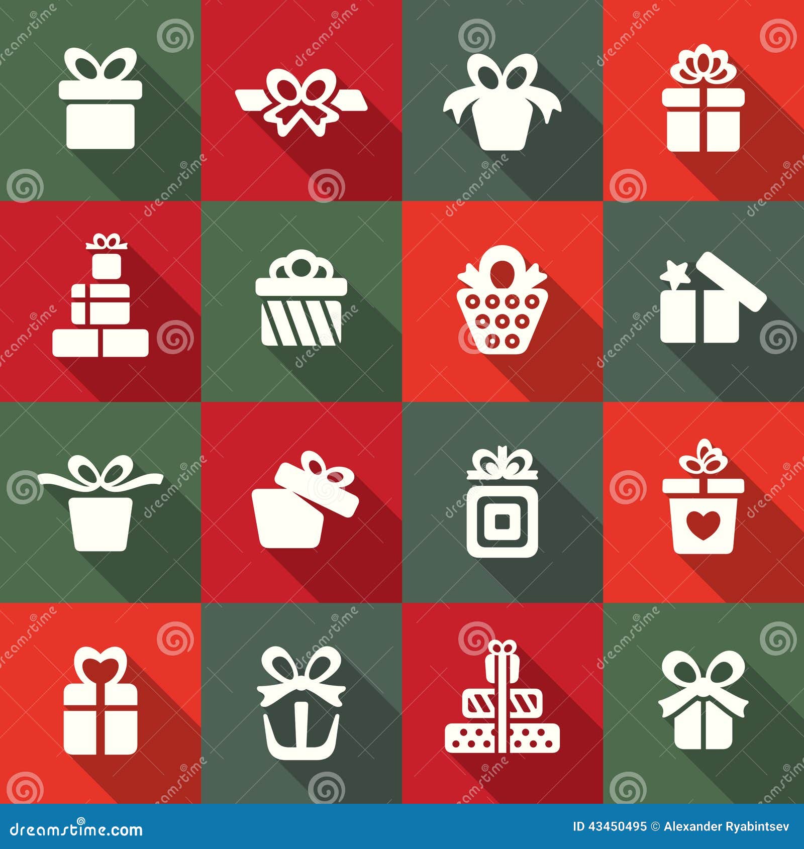 Gift boxes icon set stock vector. Illustration of label - 43450495
