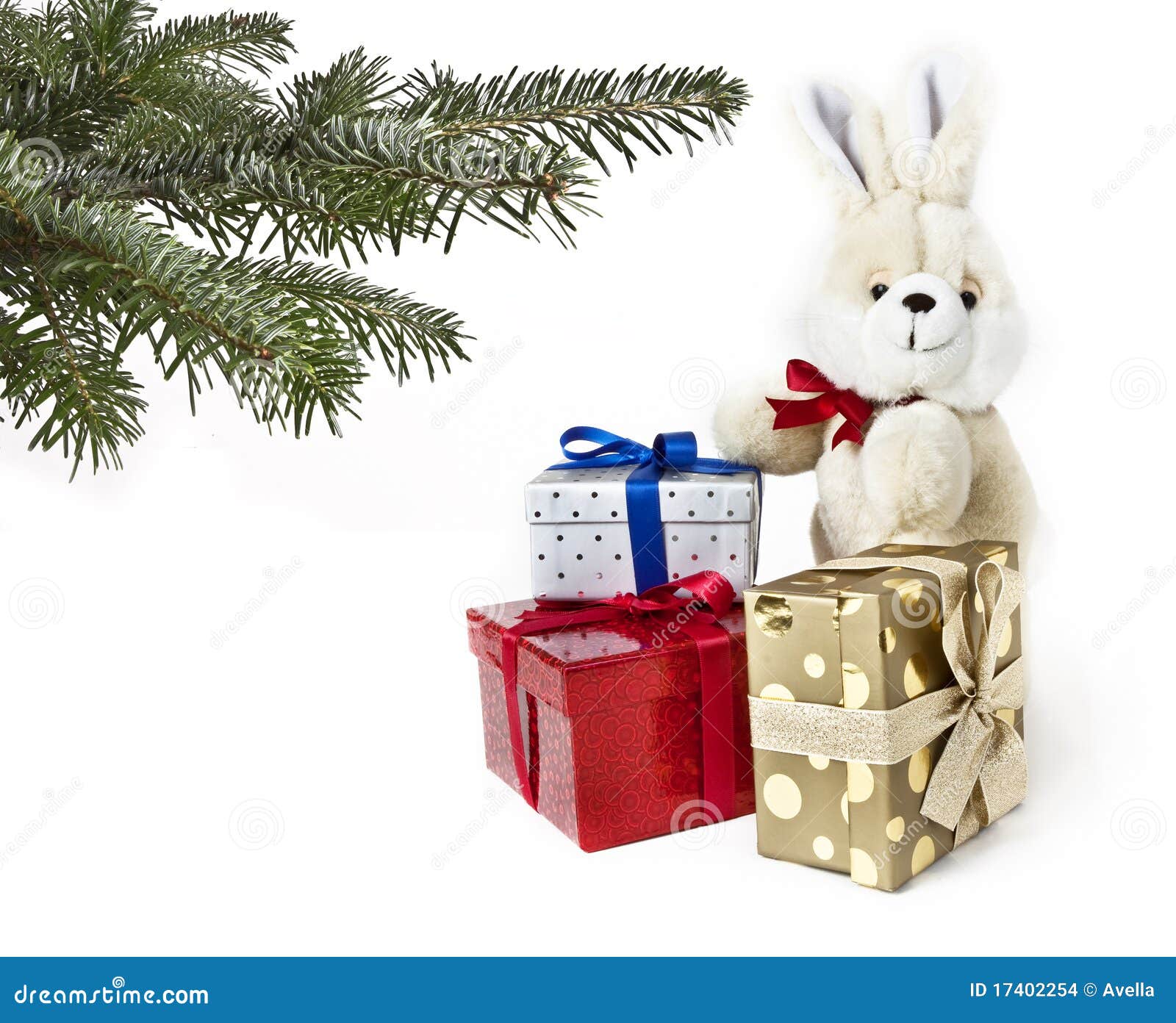Gift boxes with rabbit stock photo. Image of packages - 17402254
