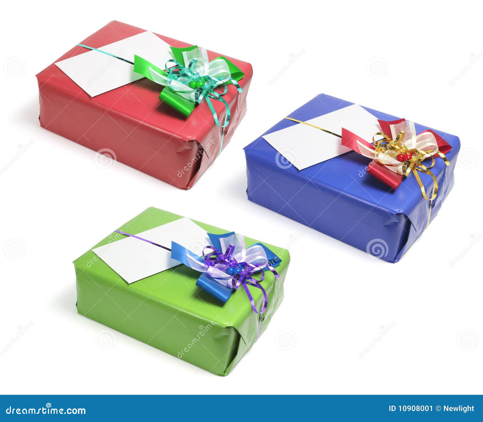 Gift Boxes with Ribbon stock image. Image of occasion - 10908001