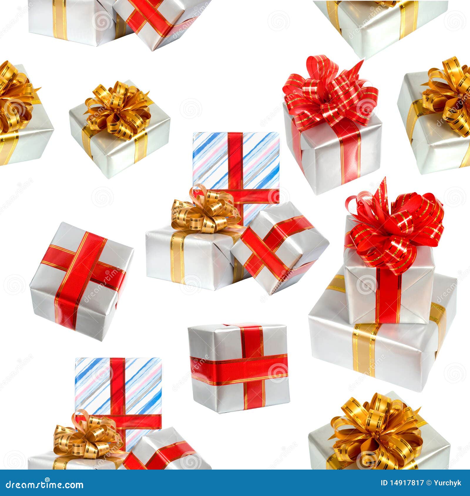 Gift Boxes Seamless Background Stock Image - Image of love, repetition ...