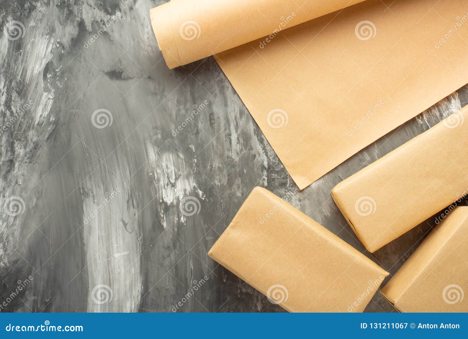 Gift Boxes with a Void for a Layout, Print, Advertising Stock Image ...