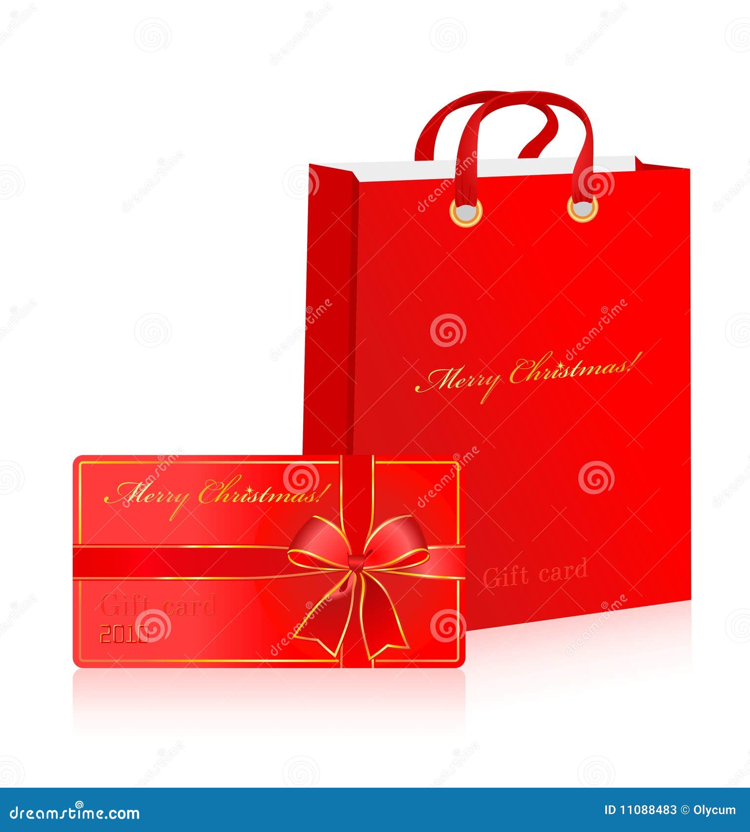 Gift card stock vector. Illustration of sale, celebration - 11088483