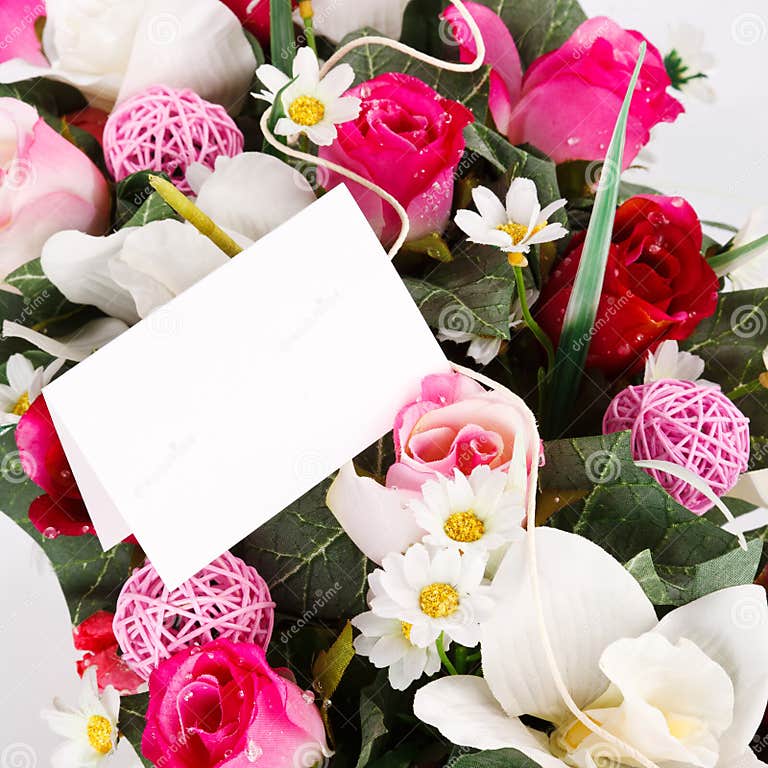 Gift card stock photo. Image of blank, petal, flowers - 36862824