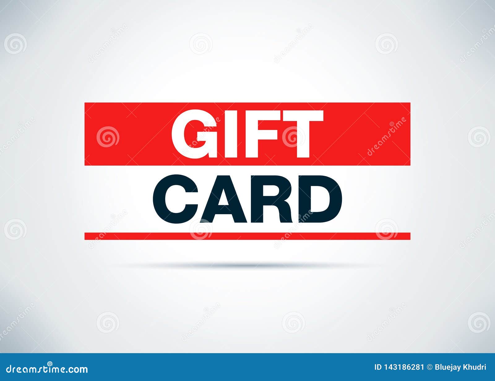 Gift Card Abstract Flat Background Design Illustration Stock ...