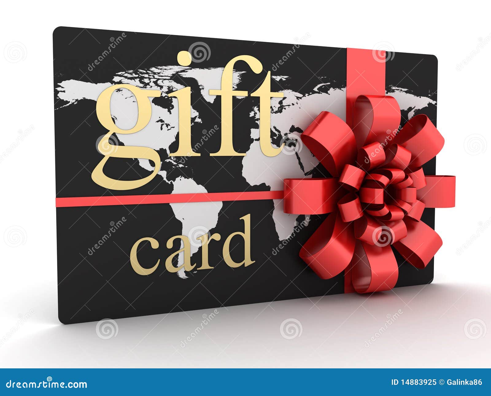 Gift Card Black Gold Royalty Free Stock Photo - Image: 14883925