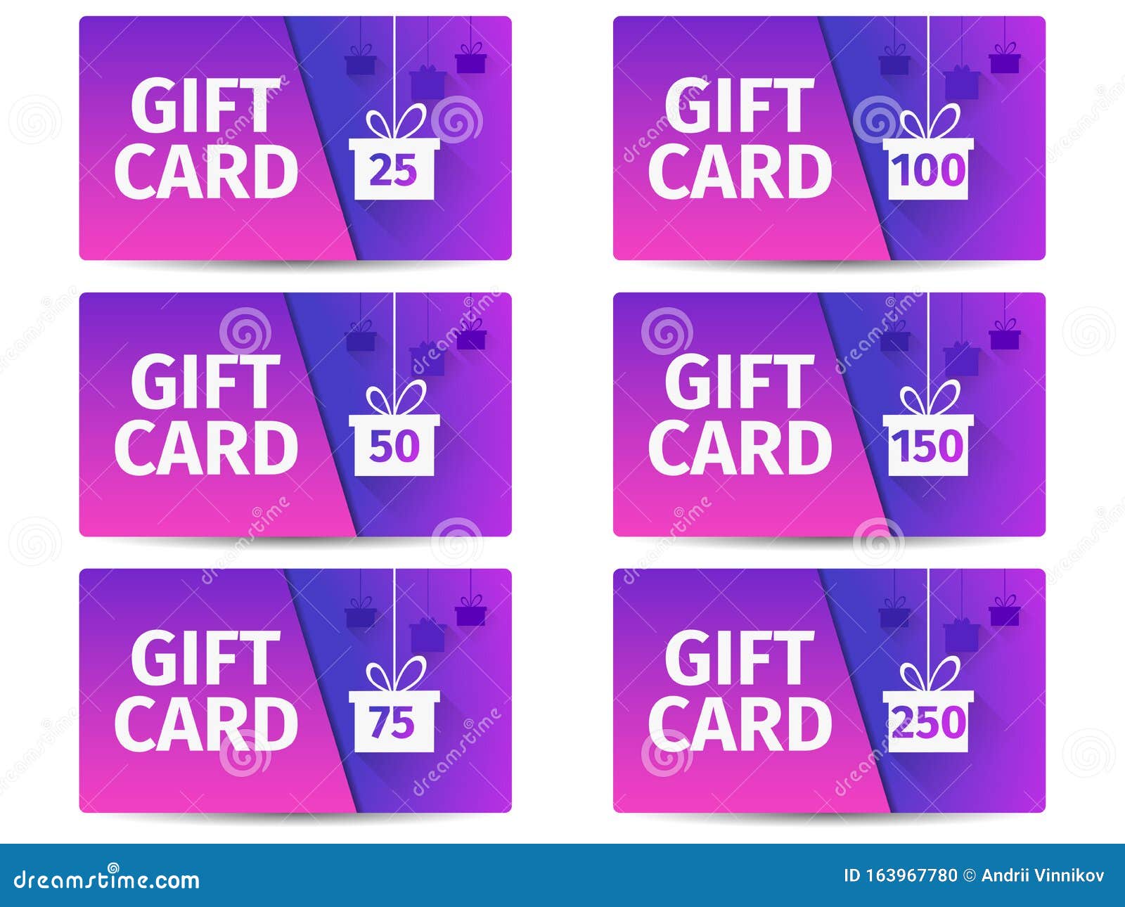 Gift Card with Gift Box Set. Layers of Cut Paper. Overlay Layers with a ...