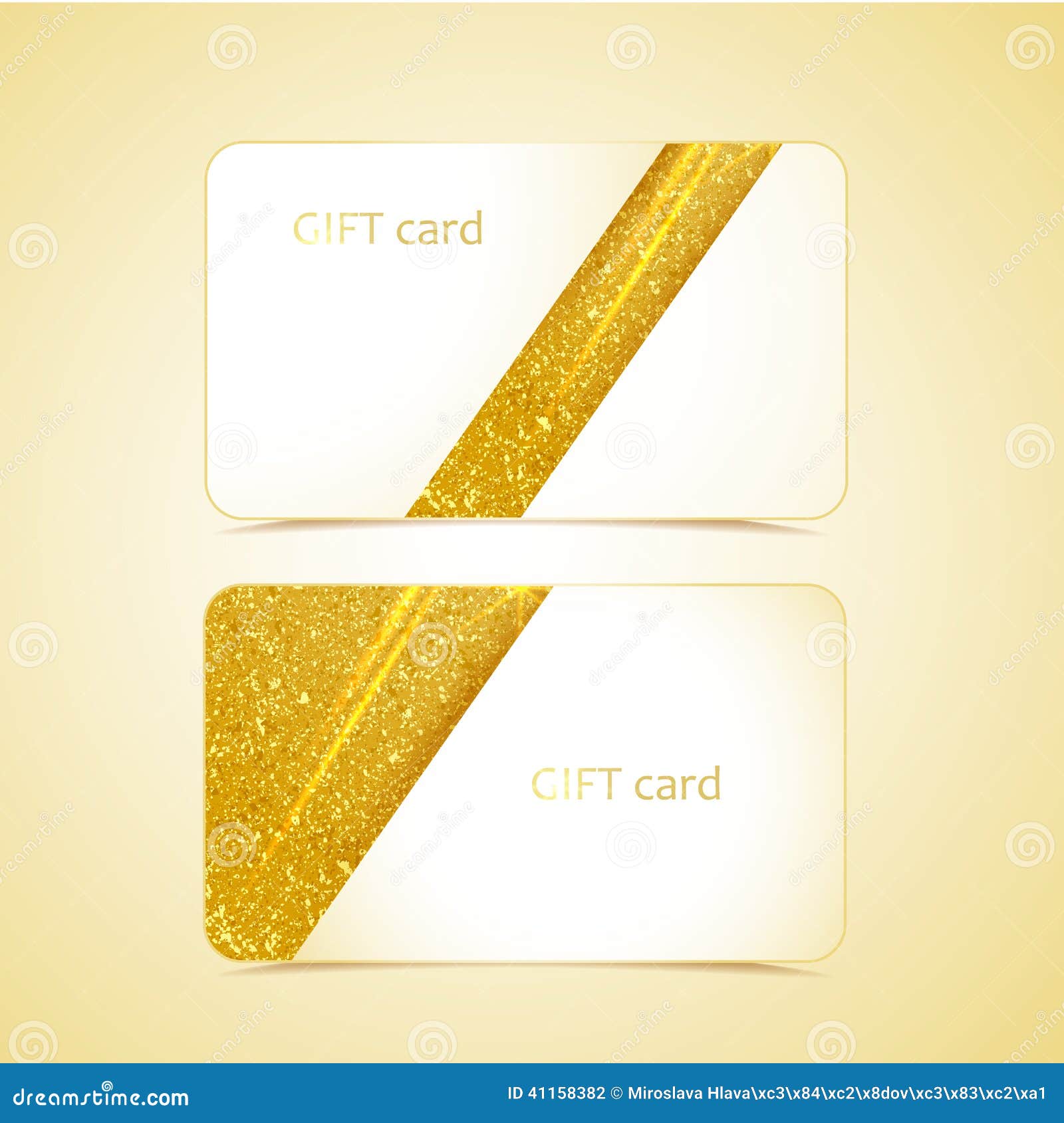 Gift card stock vector. Illustration of elegant, banner - 41158382