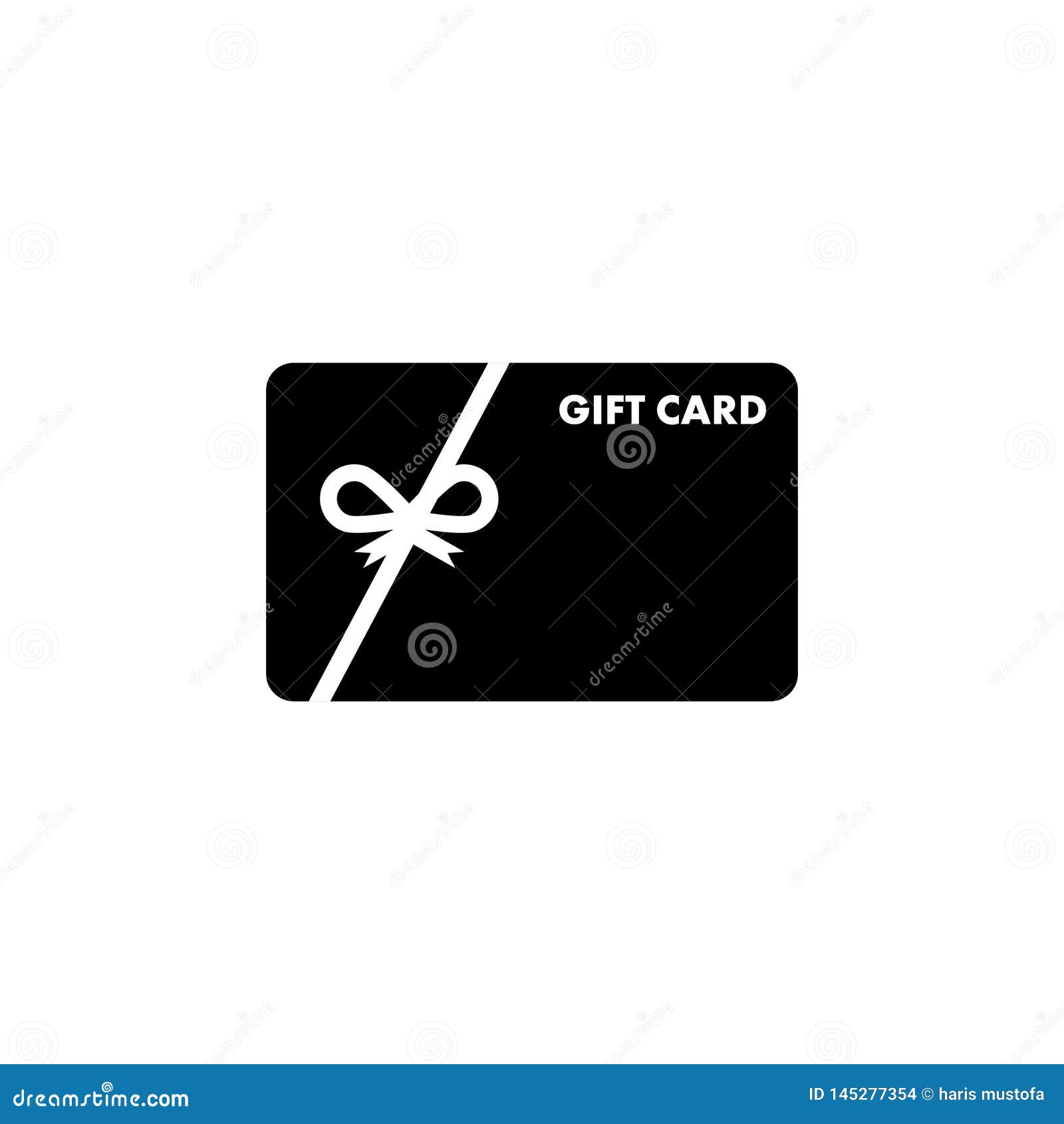 Gift Card Graphic Design Template Vector Isolated Stock Vector ...