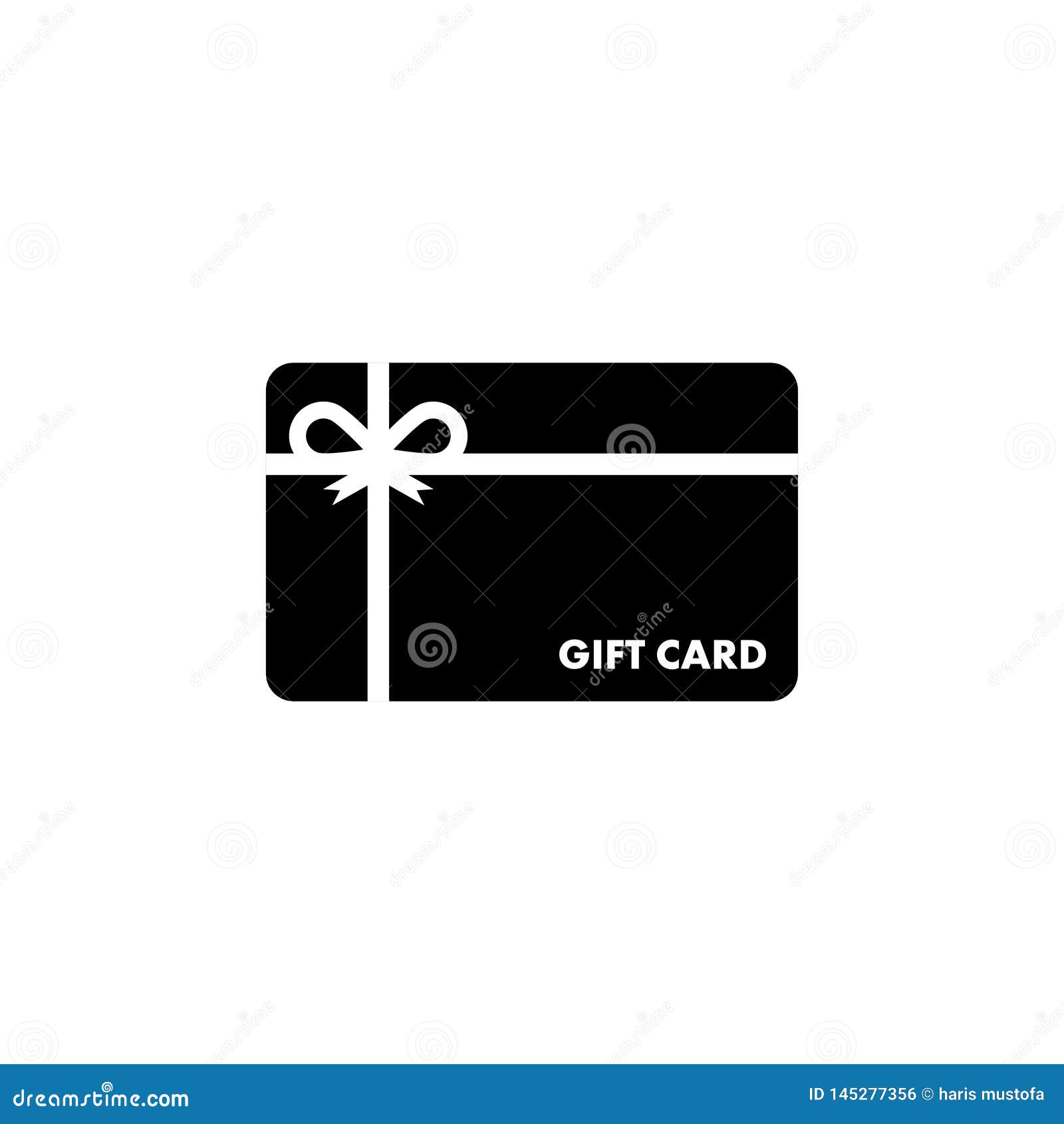 Gift Card Graphic Design Template Vector Isolated Stock Vector ...