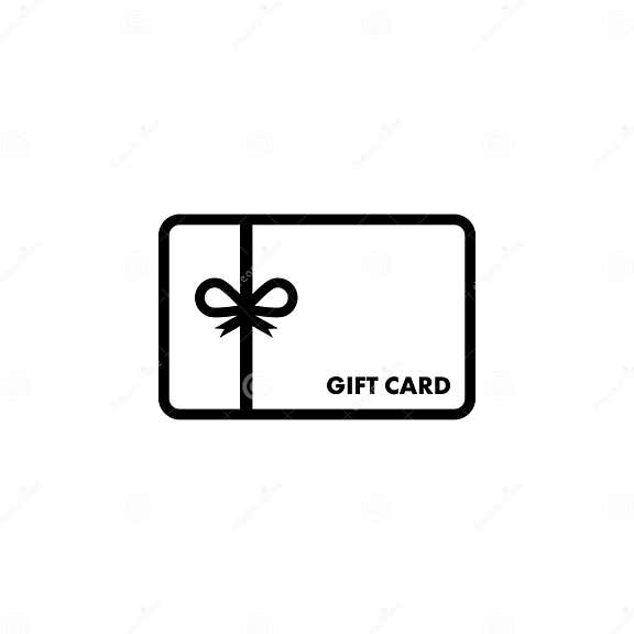 Gift Card Graphic Design Template Vector Isolated Stock Vector ...