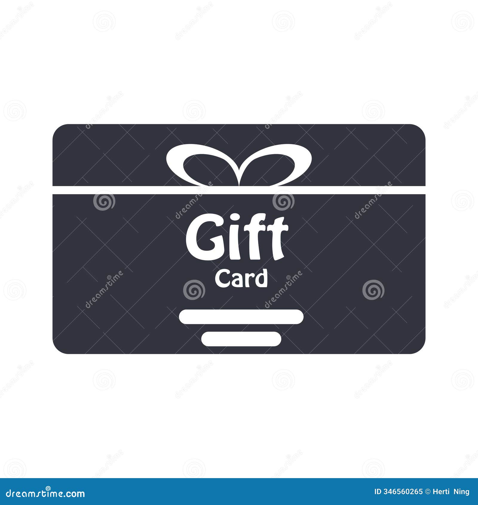 Gift Card Logo Template Icon Stock Illustration - Illustration of ...