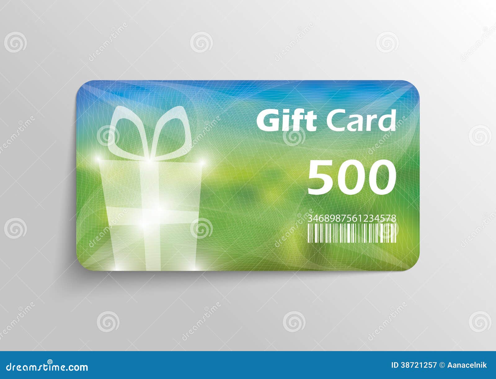 Gift card stock illustration. Illustration of fresh, card - 38721257
