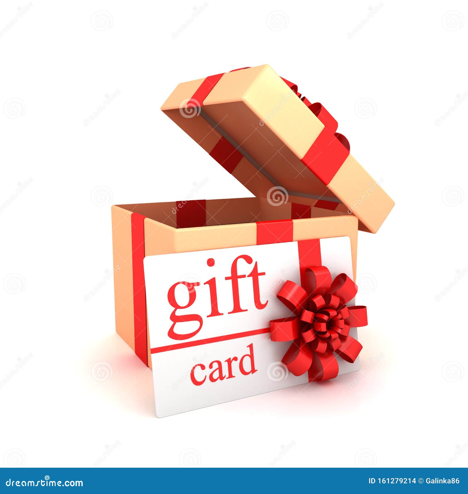 Gift card and open box stock illustration. Illustration of coupon ...