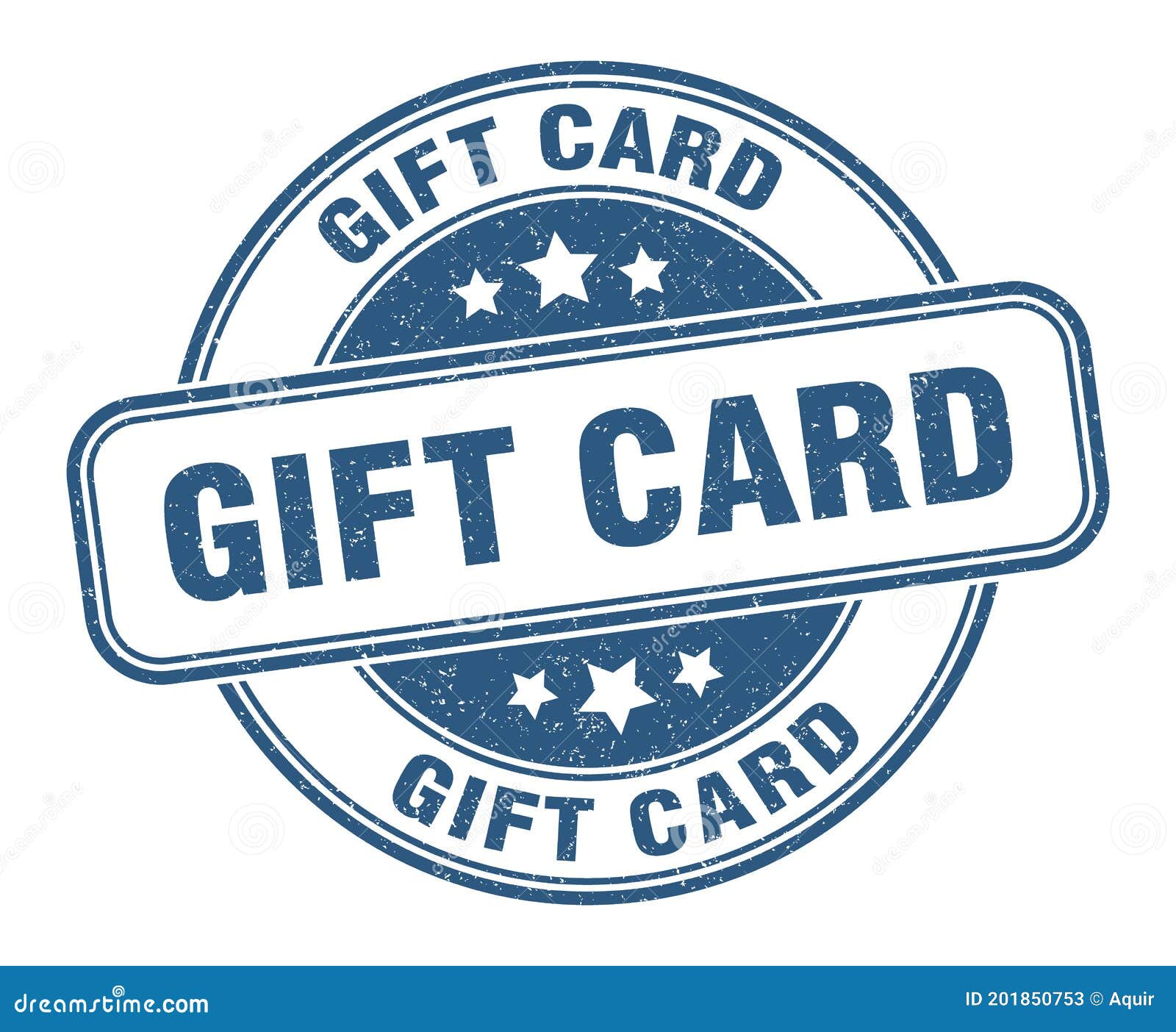 Gift Card Stamp. Gift Card Label. Round Grunge Sign Stock Vector ...