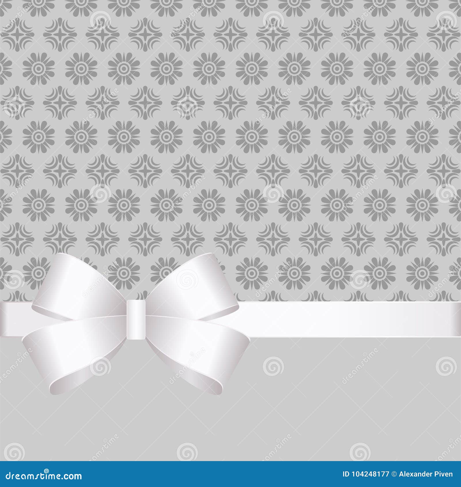 Grey Ribbon Bow Stock Illustrations – 2,977 Grey Ribbon Bow Stock ...