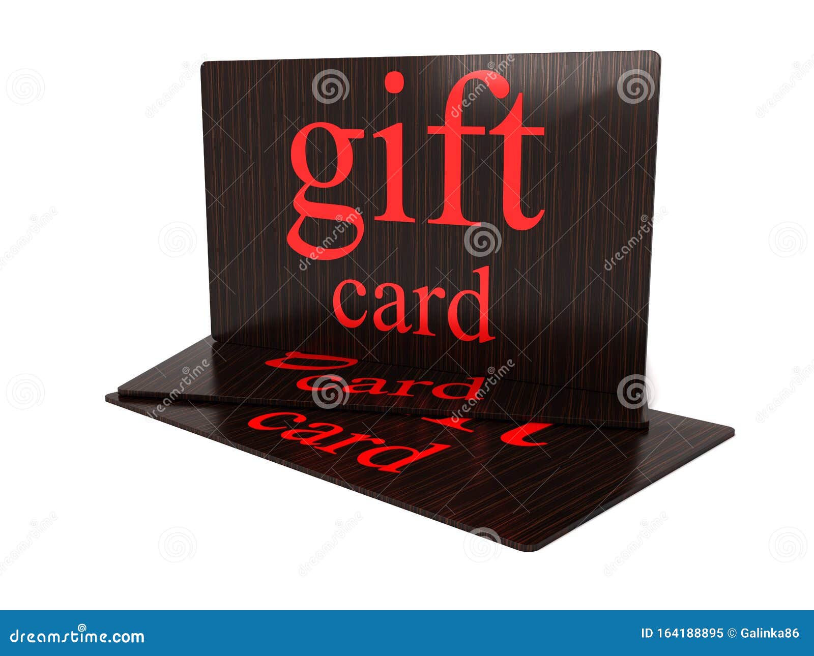 Gift Card with Wood Texture Stock Image - Image of business, shopping ...