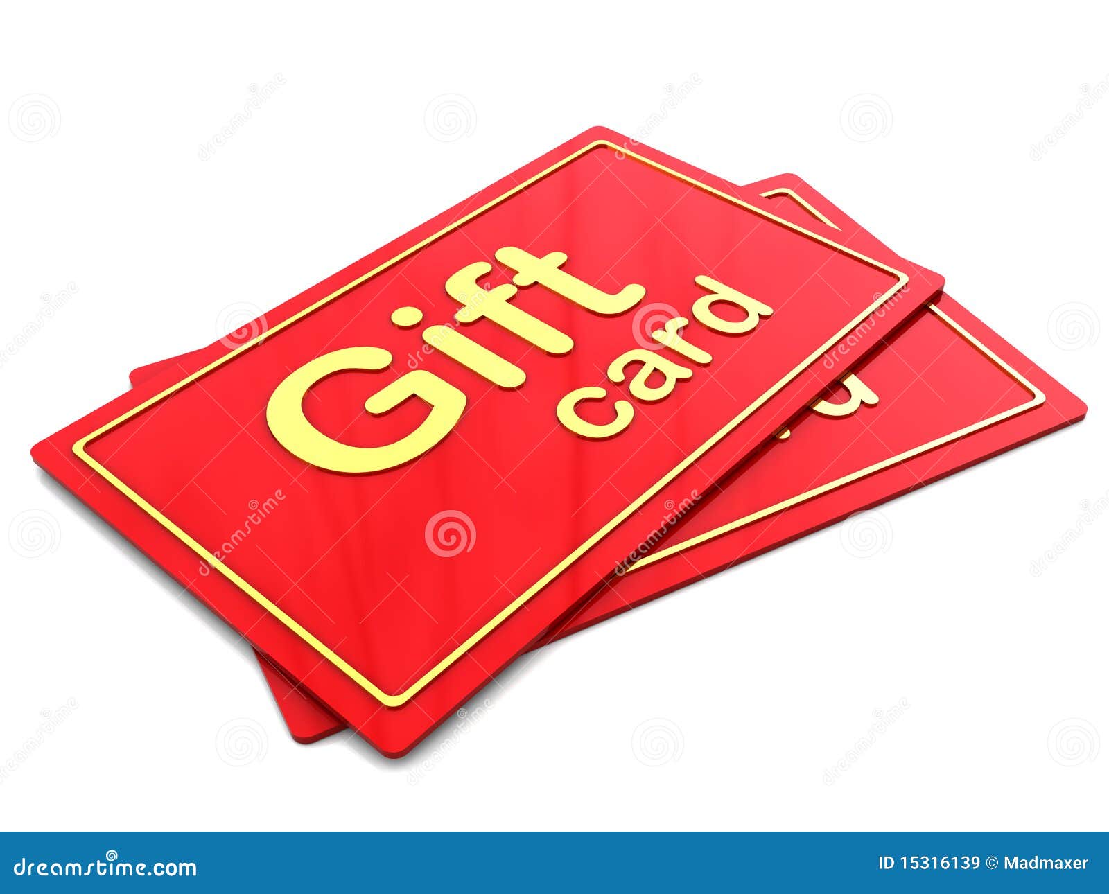 Gift cards stock illustration. Illustration of plastic - 15316139
